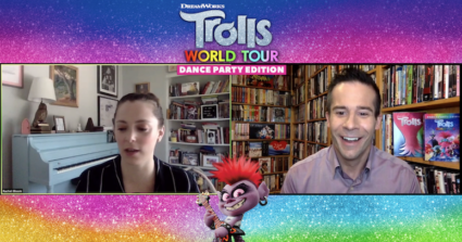 RACHEL BLOOM INTERVIEW – “Trolls World Tour” – Paul's Trip to the Movies